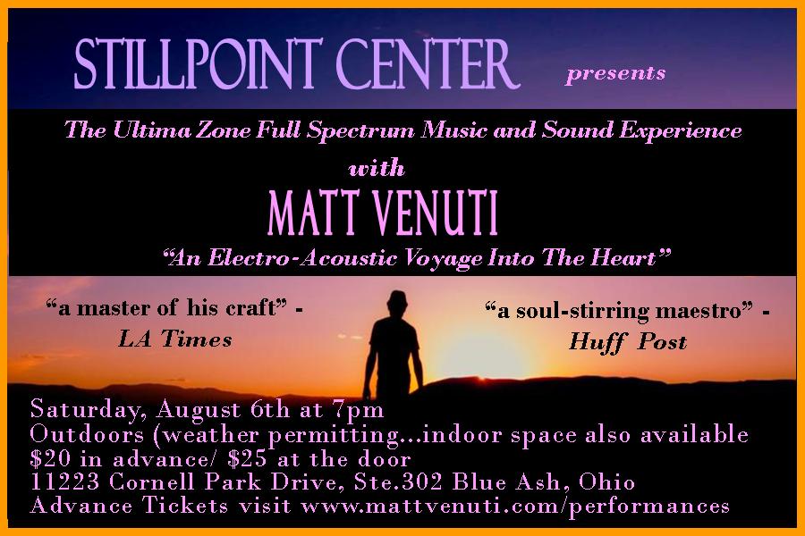 Matt Venuti Concert | Stillpoint Center